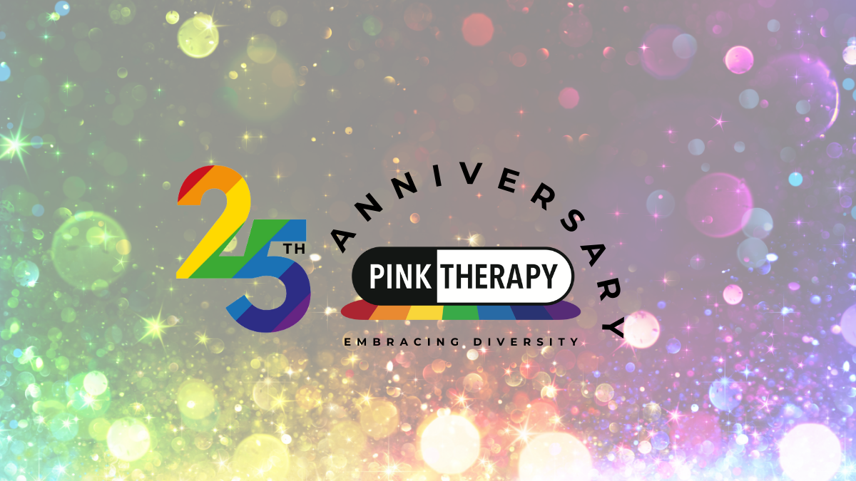 Pink Therapy's Achievements over 25 Years